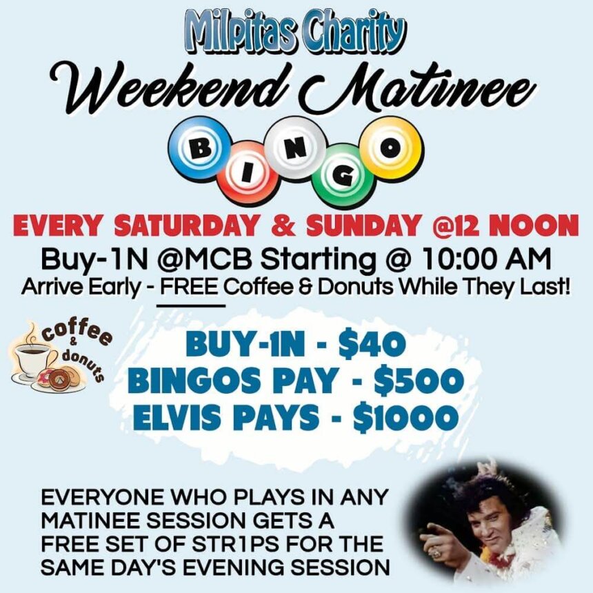 Milpitas Charity Bingo - Milpitas Charity Bingo