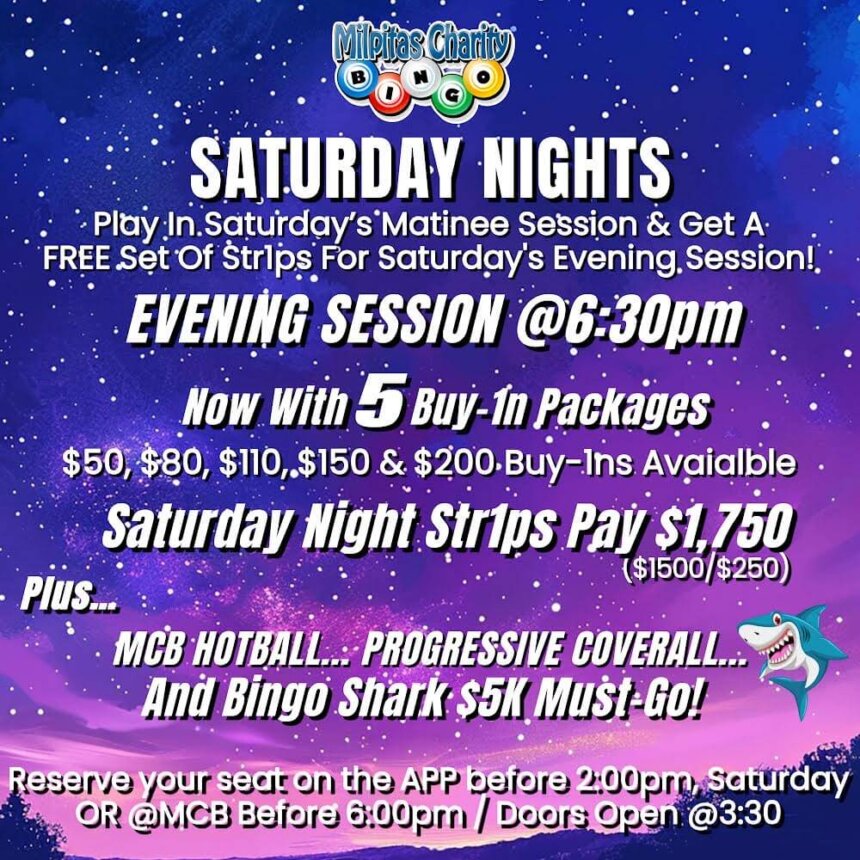 Milpitas Charity Bingo - Milpitas Charity Bingo