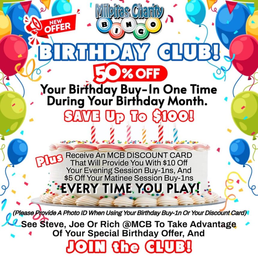 Milpitas Charity Bingo - Milpitas Charity Bingo